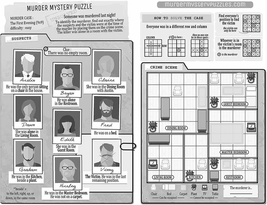 Murder mystery puzzles store