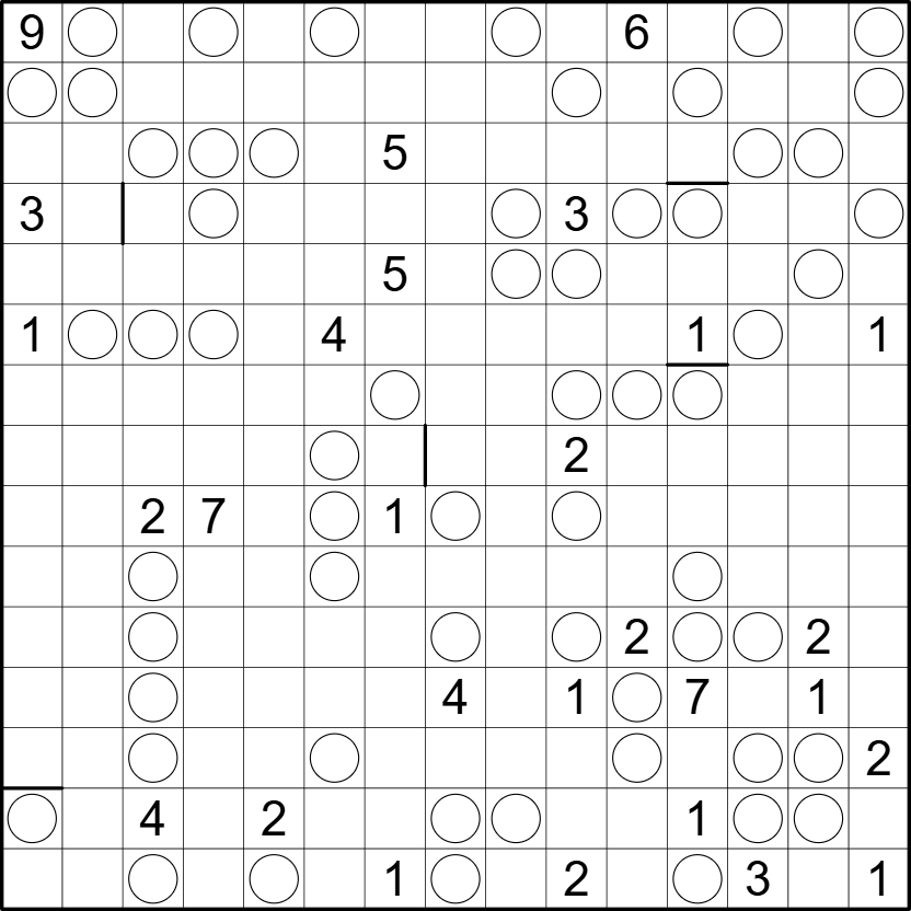 Whimsical Fillomino Regions — Rätselportal — Logic Masters Deutschland