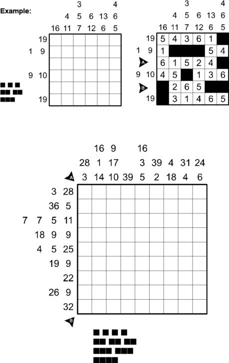 Japanese Sums and Battleships — Rätselportal — Logic Masters Deutschland