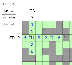 Japanese Sum Cave Cipher #8: 25 — Rätselportal — Logic Masters Deutschland